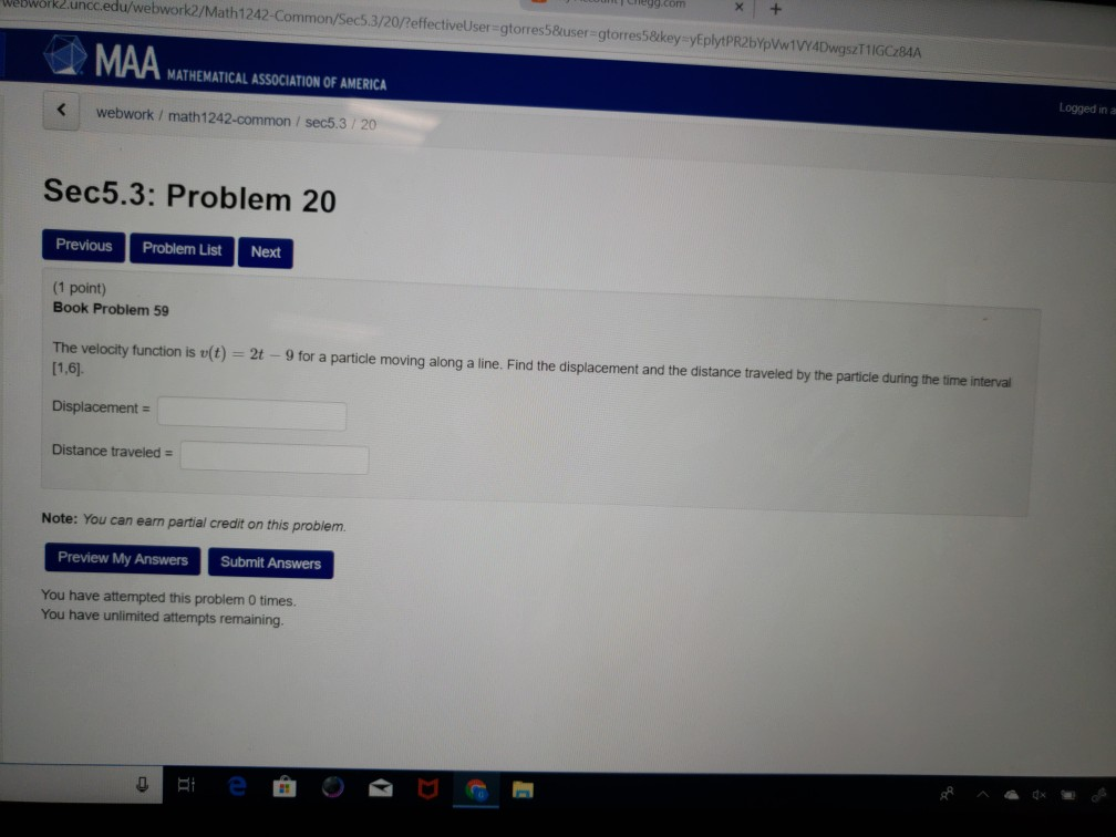Solved enegg.com Work2 uncc.edu/webwork2/Math | Chegg.com