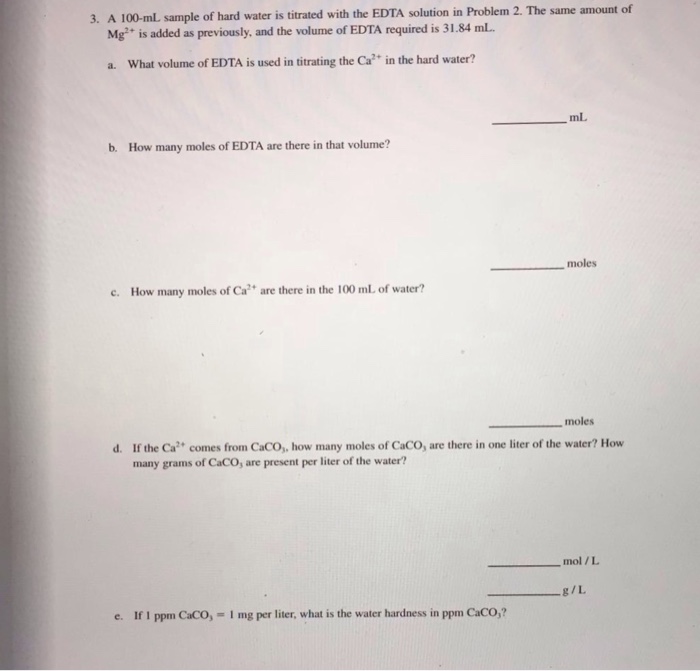 Solved 1. A 0.3946 g sample of CacO, is dissolved in 12 M | Chegg.com