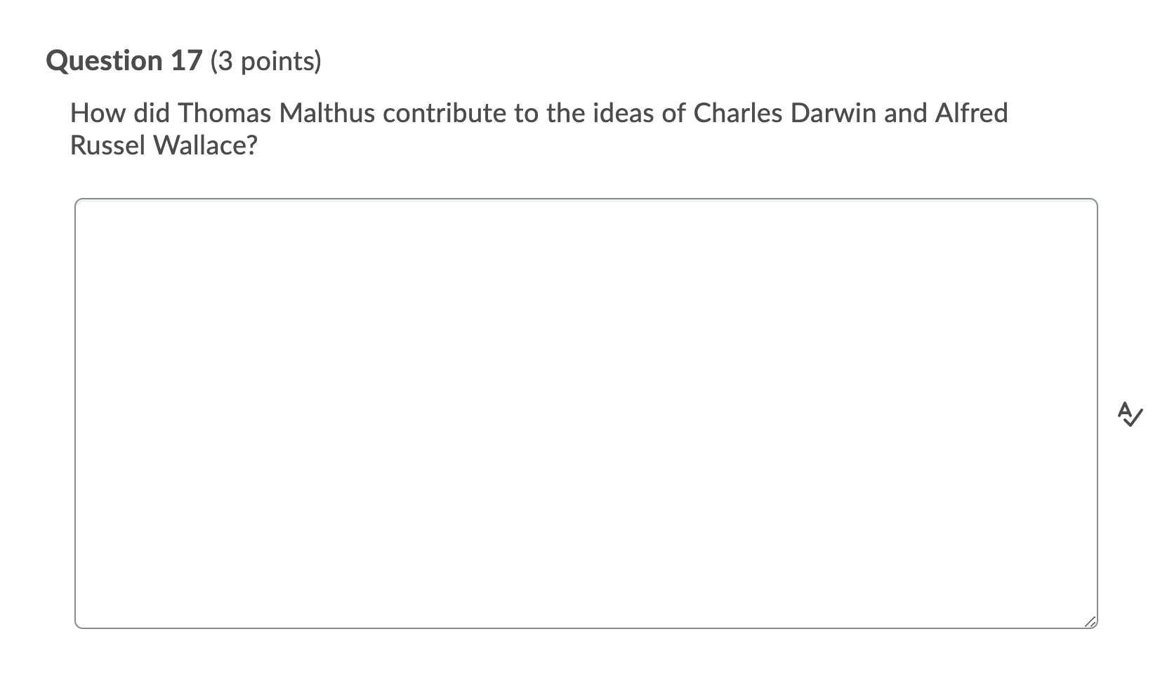 Solved Question 17 3 Points How Did Thomas Malthus