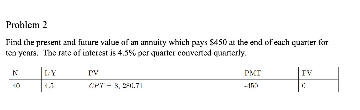 Solved Compute the present and accumulated value (just after | Chegg.com