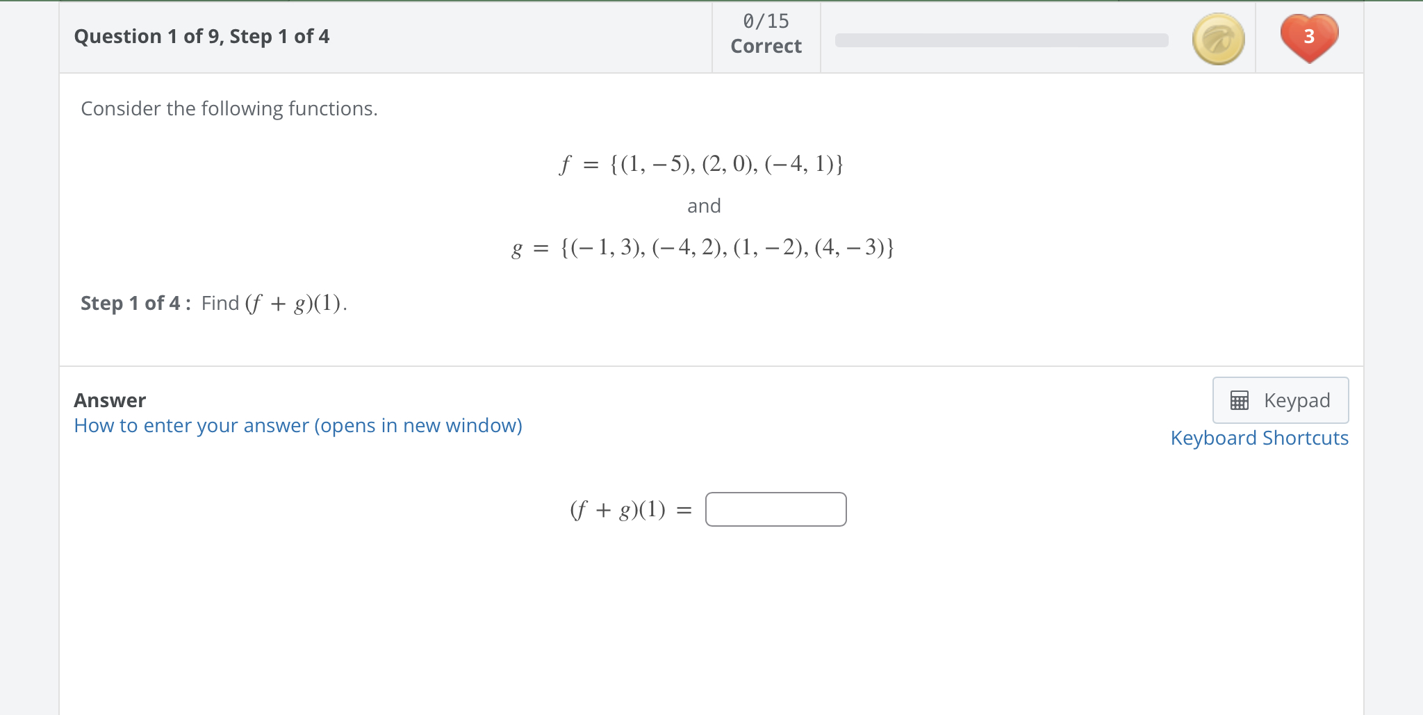 Solved Consider the following functions. | Chegg.com