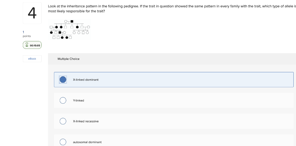 Solved ook at the inheritance pattern in the following | Chegg.com