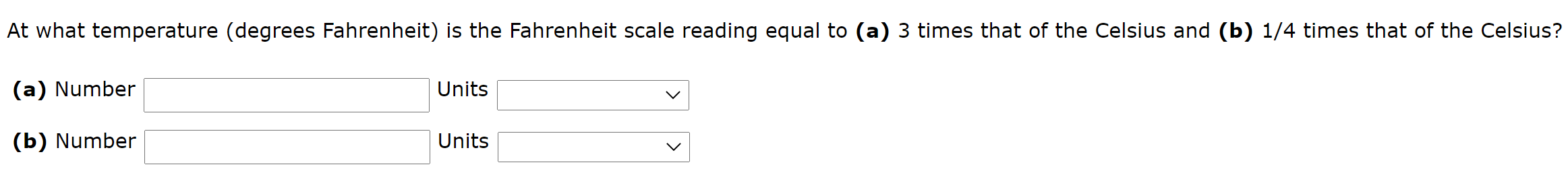 Solved At what temperature (degrees Fahrenheit) is the | Chegg.com