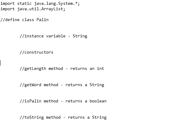 Solved Palindrome Lab #1 Lab Goal: This lab was designed to | Chegg.com