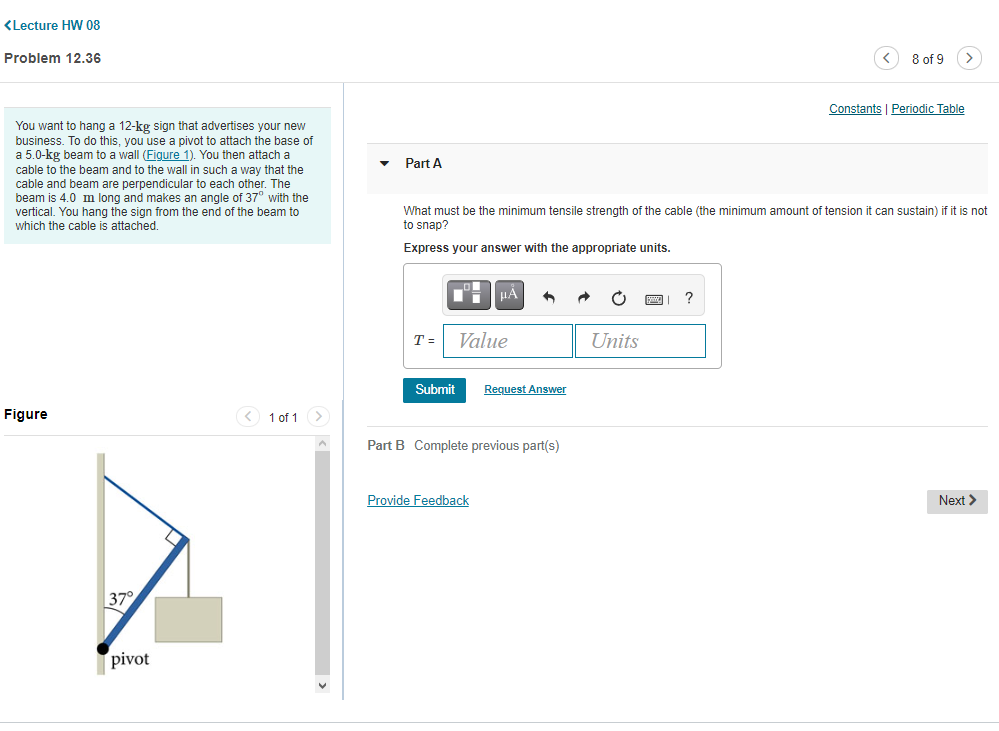 Solved Part B Complete previous part(s) Provide Feedback | Chegg.com