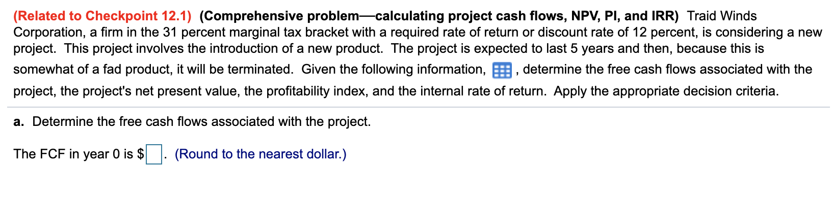 Solved (Related to Checkpoint 12.1) (Comprehensive | Chegg.com