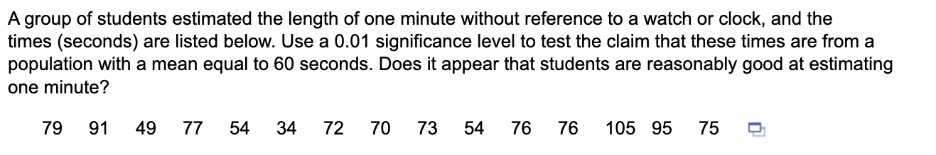 Solved What Is The Null And Alternative Hypothesis What Is