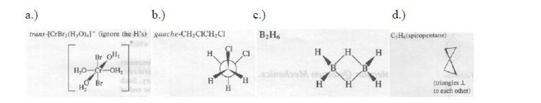 Solved Write down all the symmetry elements associated with | Chegg.com