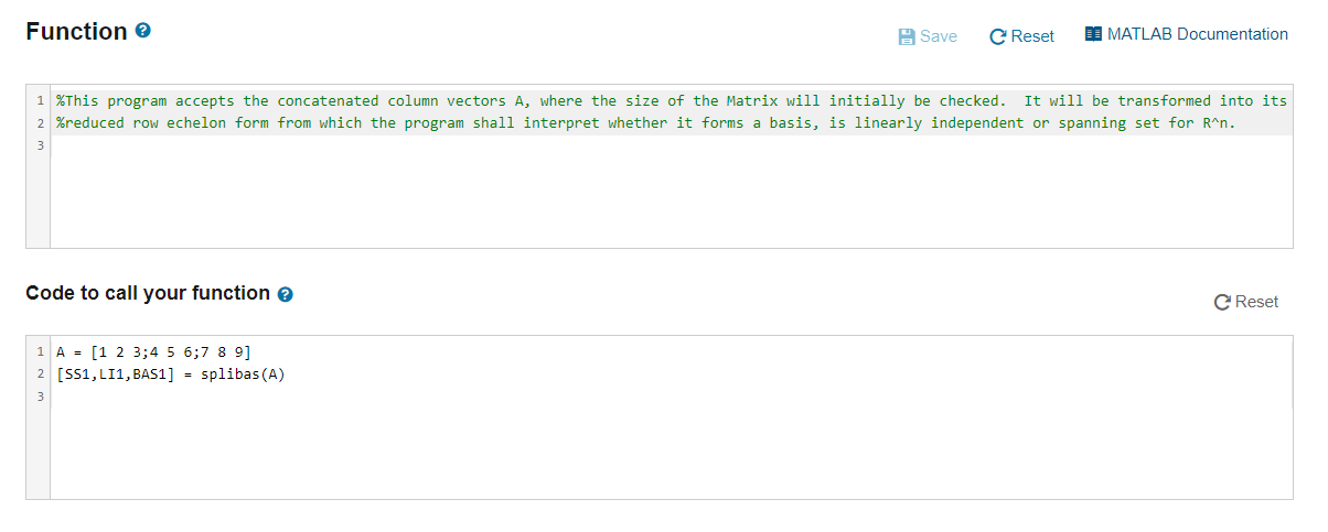 Solved What do I put on "Function" and "Code to call | Chegg.com