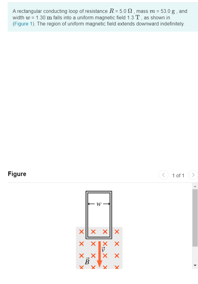 Solved A rectangular conducting loop of resistance R=5.012, | Chegg.com