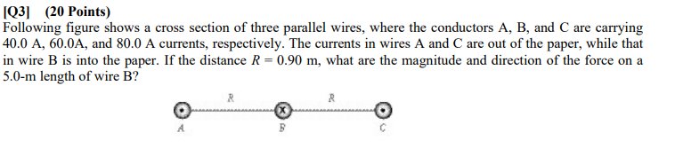 Solved [Q3] (20 Points) Following figure shows a cross | Chegg.com