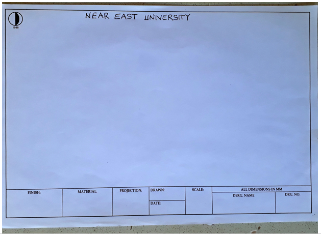 Solved Part-a) create an A4 size Horizontal paper as shown | Chegg.com