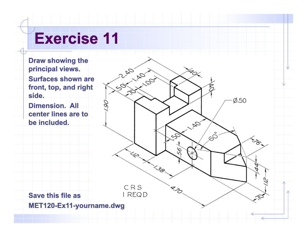 Solved Please draw in AutoCAD and attach .dwg file link | Chegg.com