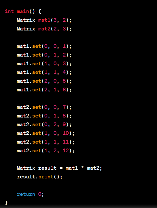 Solved \#include \#include class Matrix \{ private: std: : | Chegg.com