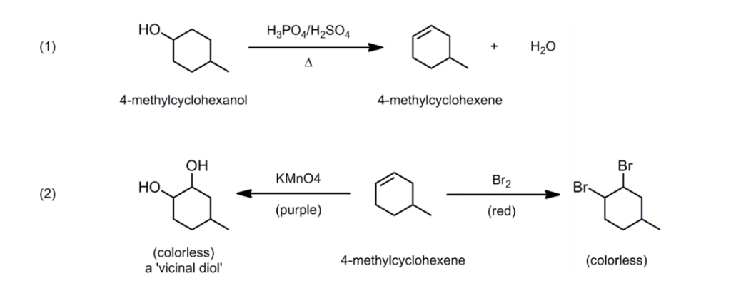 Solved HO H3PO H2SO4 + H2o 4-methylcyclohexanol | Chegg.com
