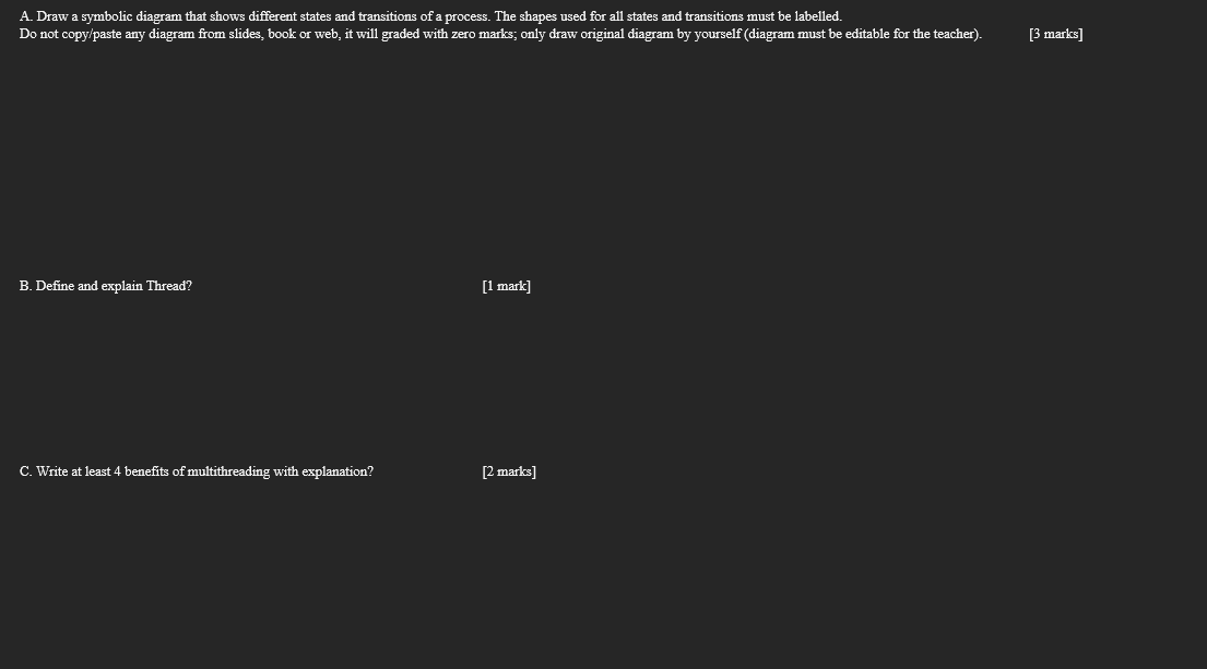 Solved A Draw A Symbolic Diagram That Shows Different
