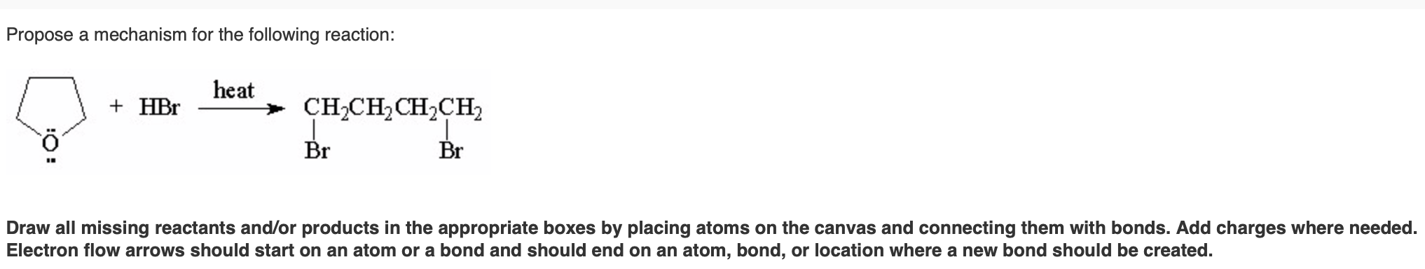 Solved Propose a mechanism for the following reaction: Draw | Chegg.com