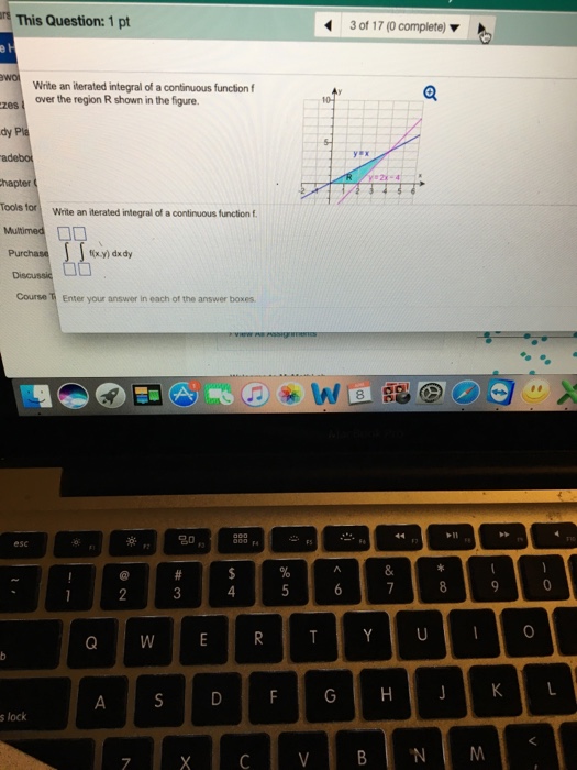 Solved Write an iterated integral of a continuous function f | Chegg.com