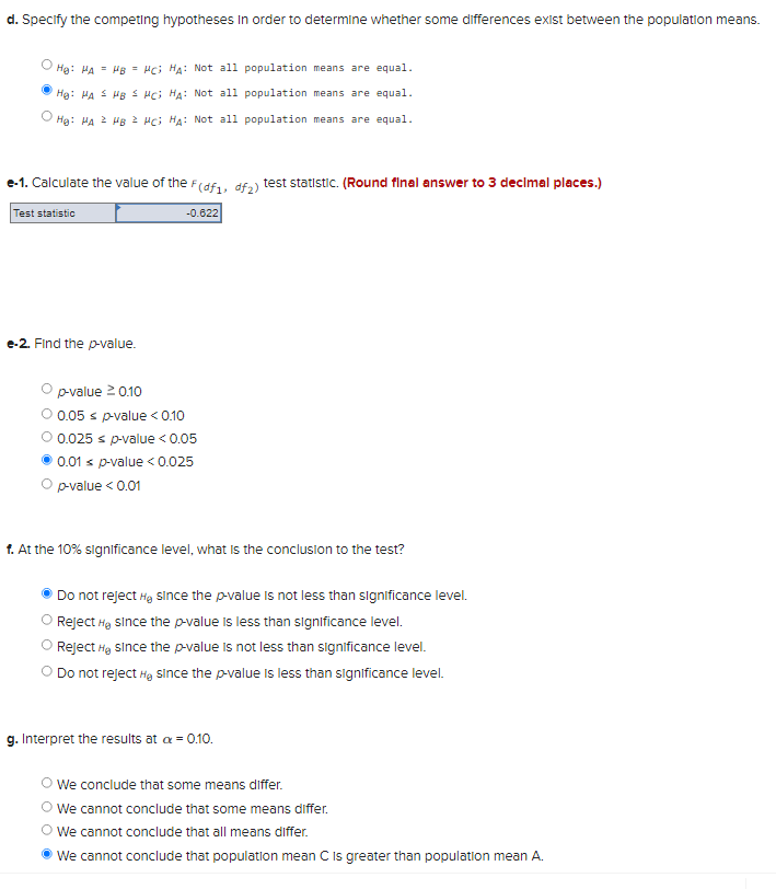 Solved Exercise 13-1 Algo A random sample of five | Chegg.com