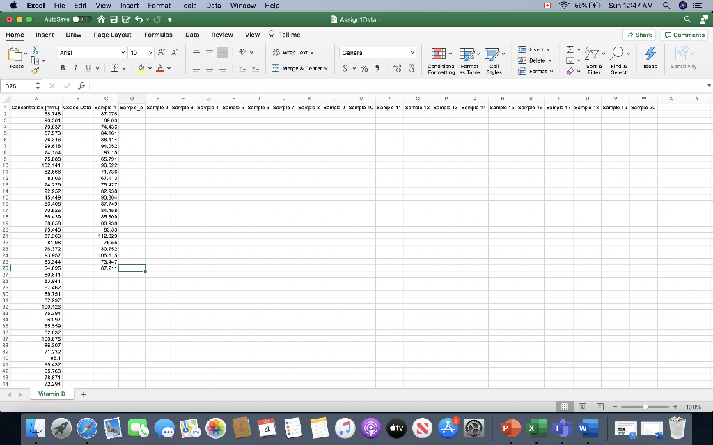 a) Using the data in column Sample 1, manually test | Chegg.com