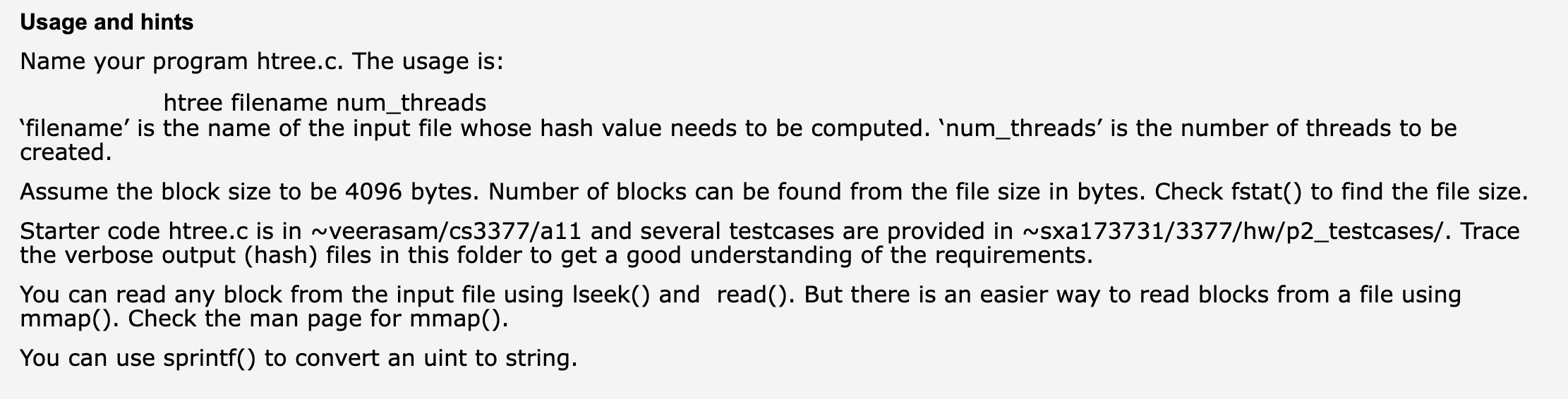 Multi-threaded hash tree In this assignment, you will | Chegg.com