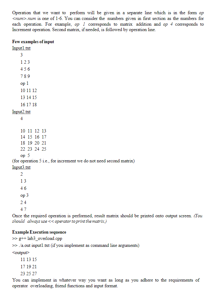 Solved Description In this program, you will be developing | Chegg.com
