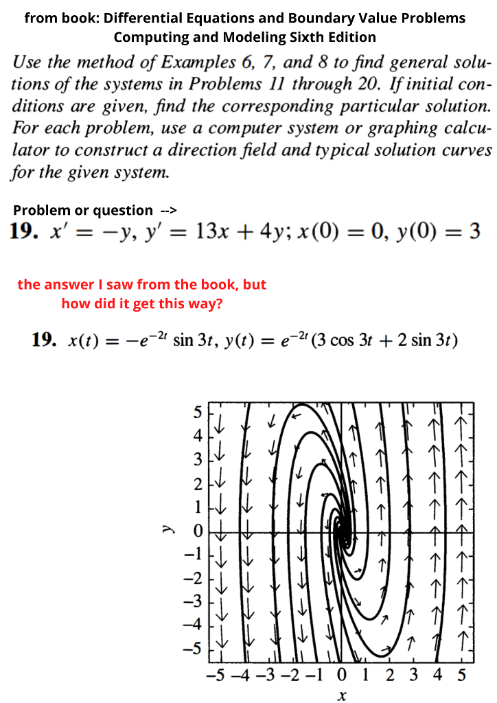 Solved from book: Differential Equations and Boundary Value | Chegg.com