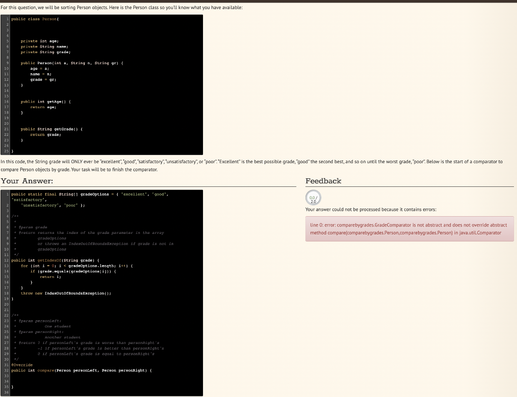 Solved Please answer in the setting in the JAVA language, | Chegg.com