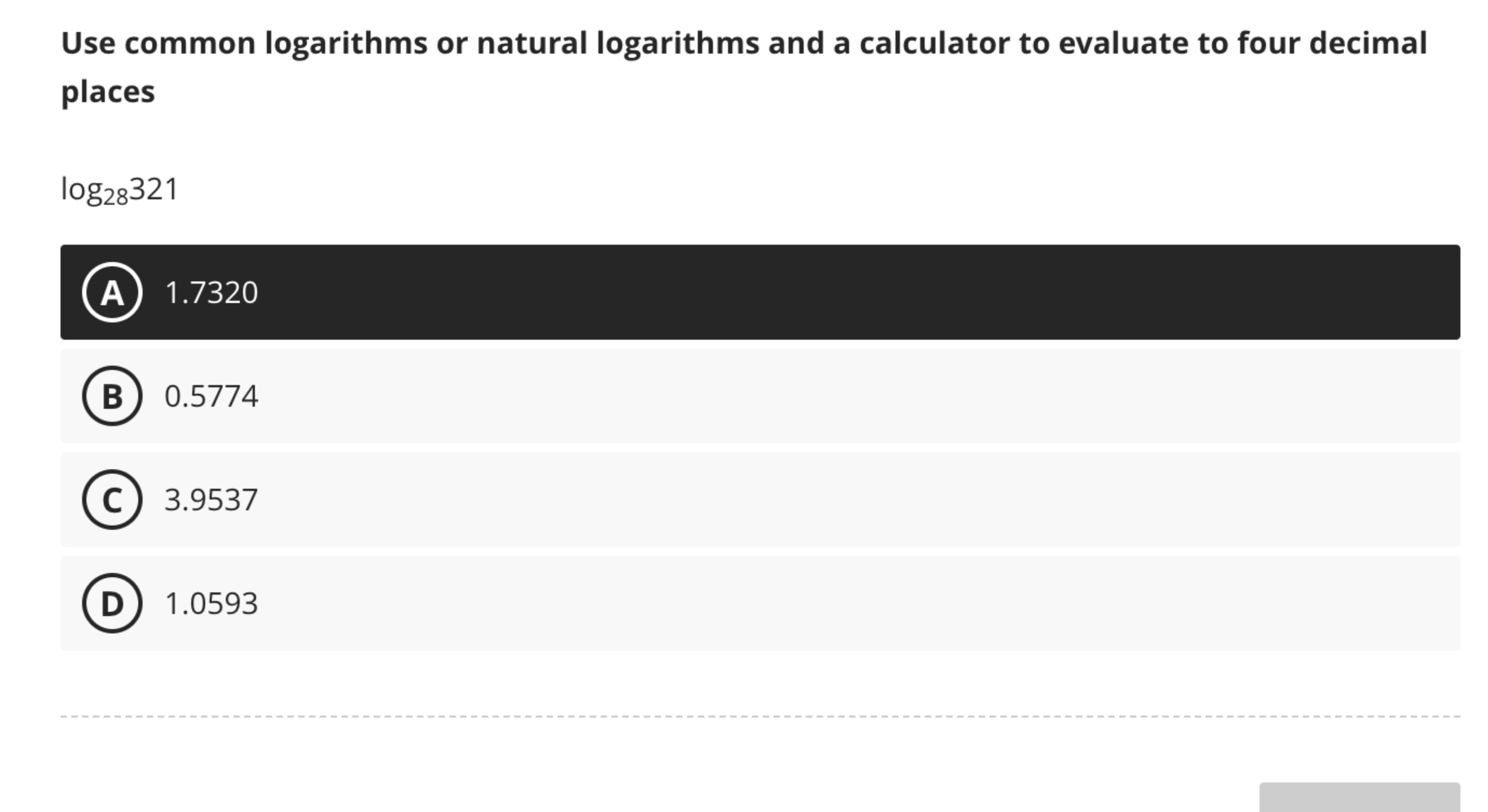 Solved Use common logarithms or natural logarithms and a | Chegg.com