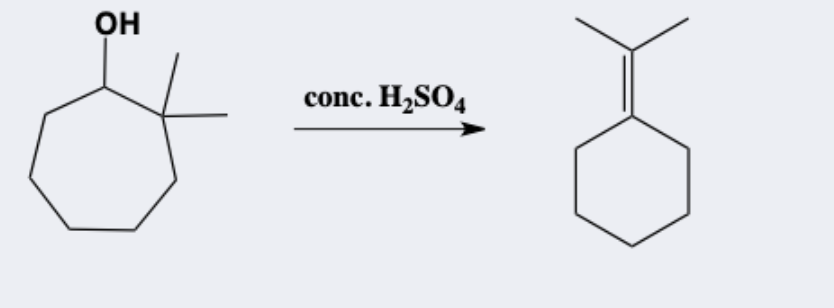 Solved он conc. H2SO4 | Chegg.com