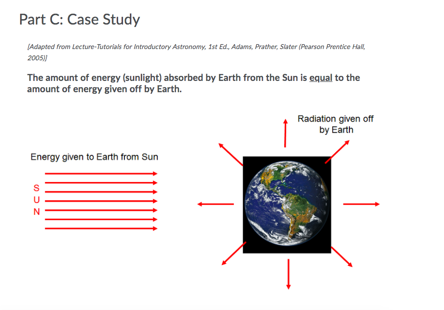 Solved Part C: Case Study [Adapted from Lecture-Tutorials | Chegg.com
