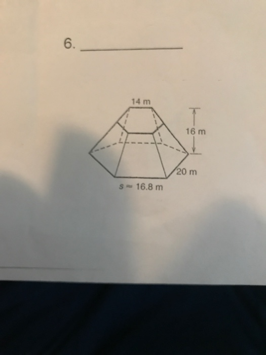 Solved Find the total outside surface area and volume of the | Chegg.com