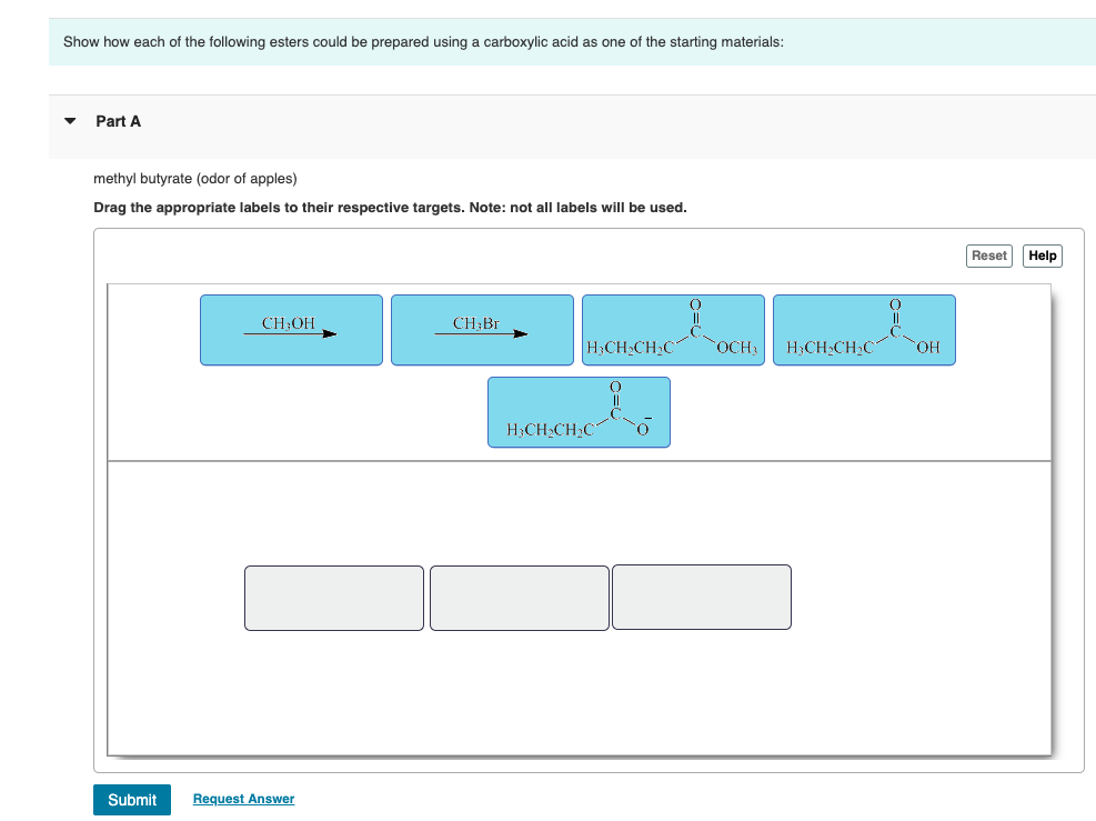 Solved Show how each of the following esters could be | Chegg.com