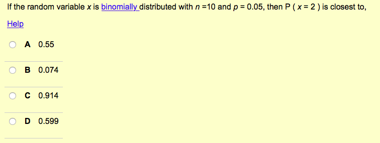 Solved If the random variable x is binomially distributed | Chegg.com