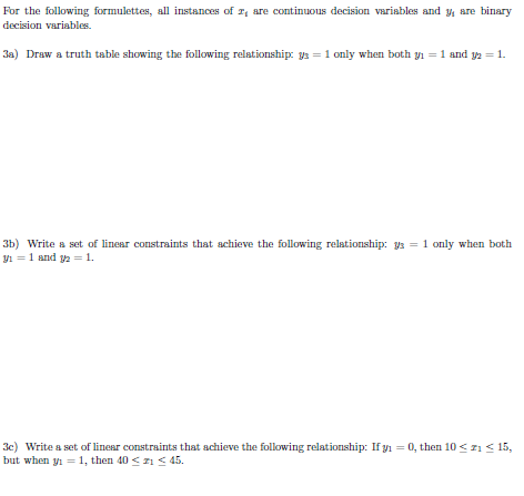 Solved For the following formulettes, all instances of xi | Chegg.com