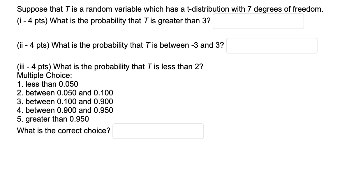 Solved Suppose that I is a random variable which has a | Chegg.com