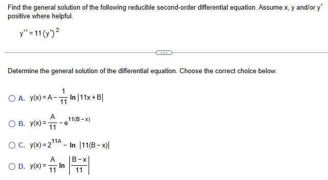Solved Find the general solution of the following reducible | Chegg.com