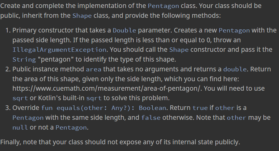 Create and complete the implementation of the | Chegg.com