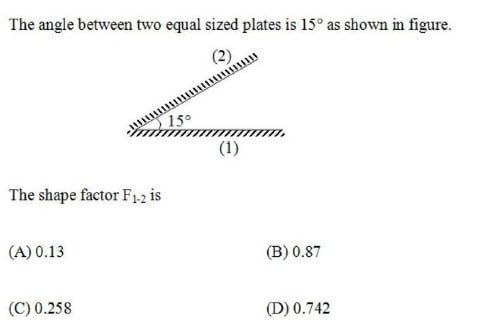 Solved Find Out the Shape Factor & Explain It. | Chegg.com
