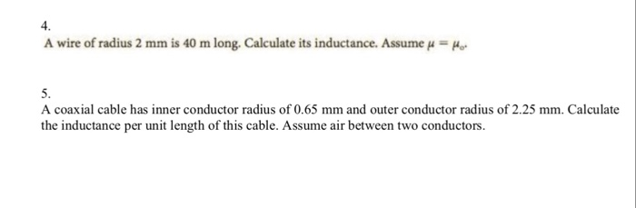 Solved 4. A wire of radius 2 mm is 40 m long. Calculate its | Chegg.com