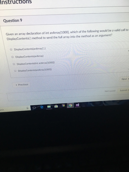 Solved int [1 anArray new int [10)] int [] anotherArray (6, | Chegg.com