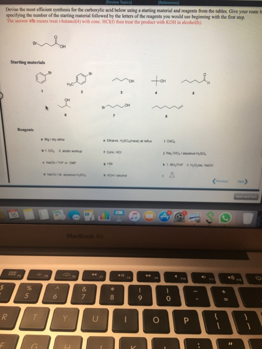 Solved Devise the most efficient synthesis for the | Chegg.com