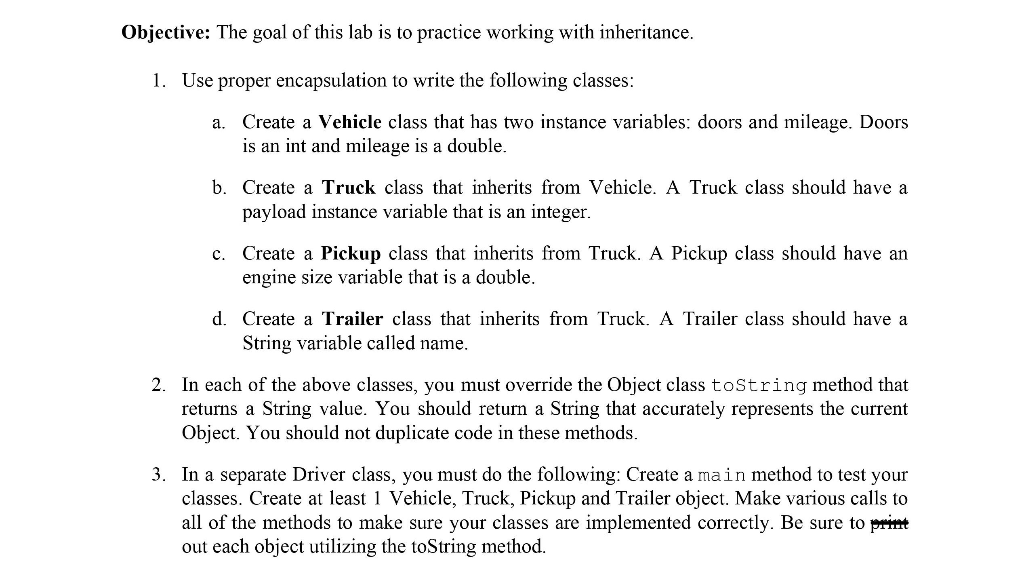 Solved Objective: The goal of this lab is to practice | Chegg.com