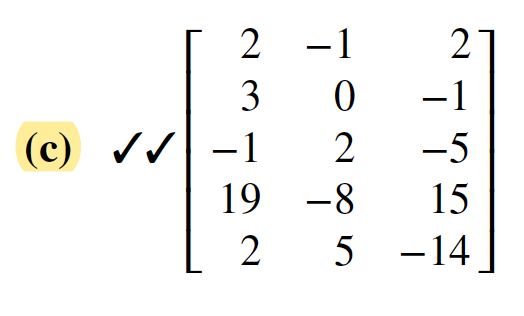 Solved 2.3 For each of the following matrices A, determine | Chegg.com