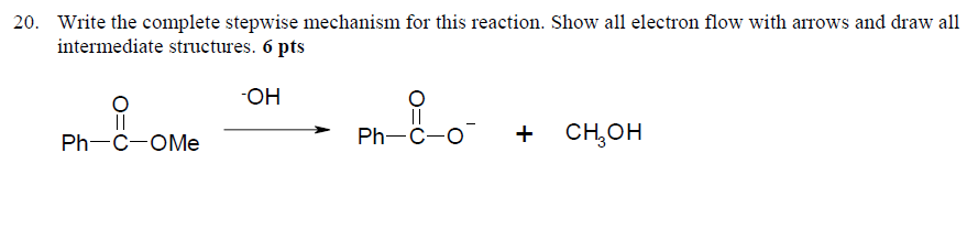 Solved Write the complete stepwise mechanism for this | Chegg.com