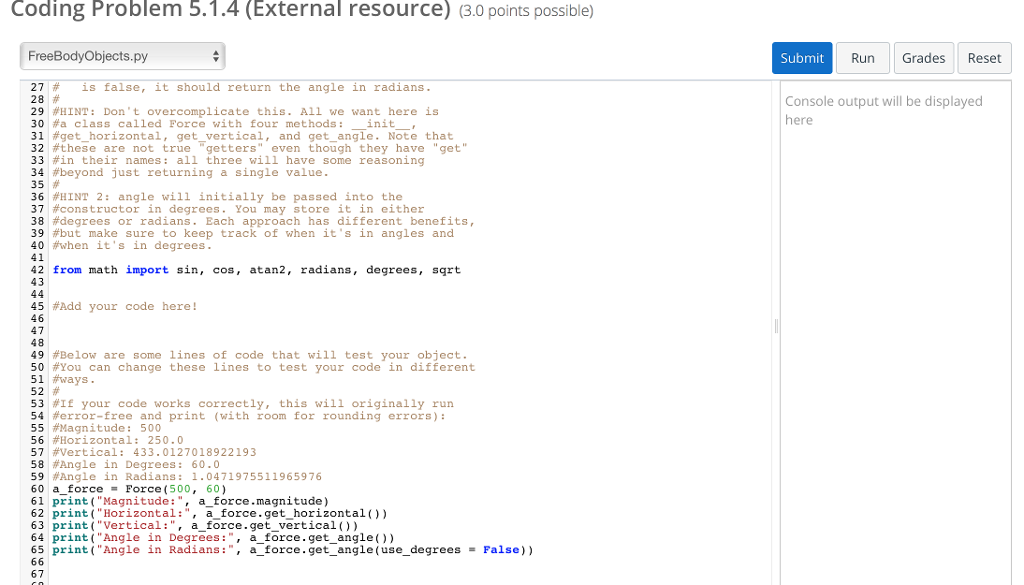 Solved Coding Problem 5.1.4 (External resource) (B.0 points | Chegg.com