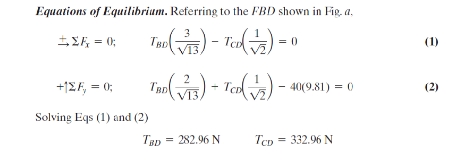 Solved How do you specifically solve equations #1 and #2 in | Chegg.com