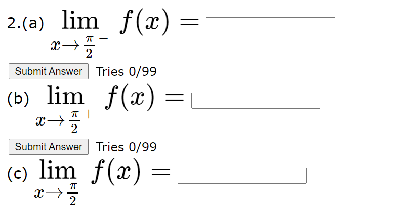 Solved Enter INF for positive infinity and -INF for negative | Chegg.com