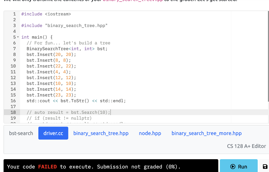 Solved In This Activity You Will Implement An Algorithm 0817