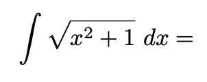 Solved | Vz2+1 dat x2 + 1 dx = | Chegg.com